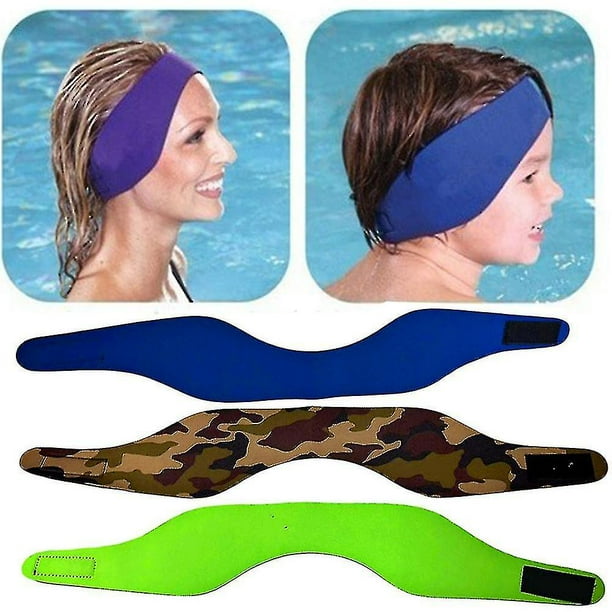Adjustable Waterproof Swimming Diving Ear Band Headband Earplug For Kid ...