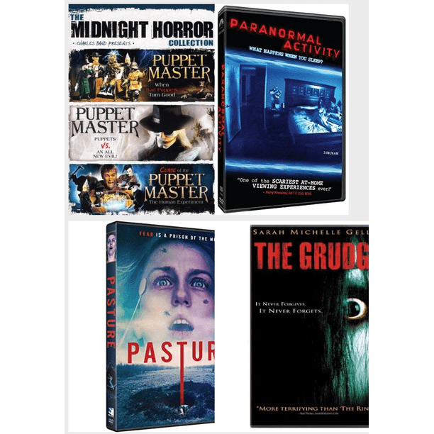 Horror 4 Pack DVD Bundle: Horror Collection: Puppet Master V.2 ...