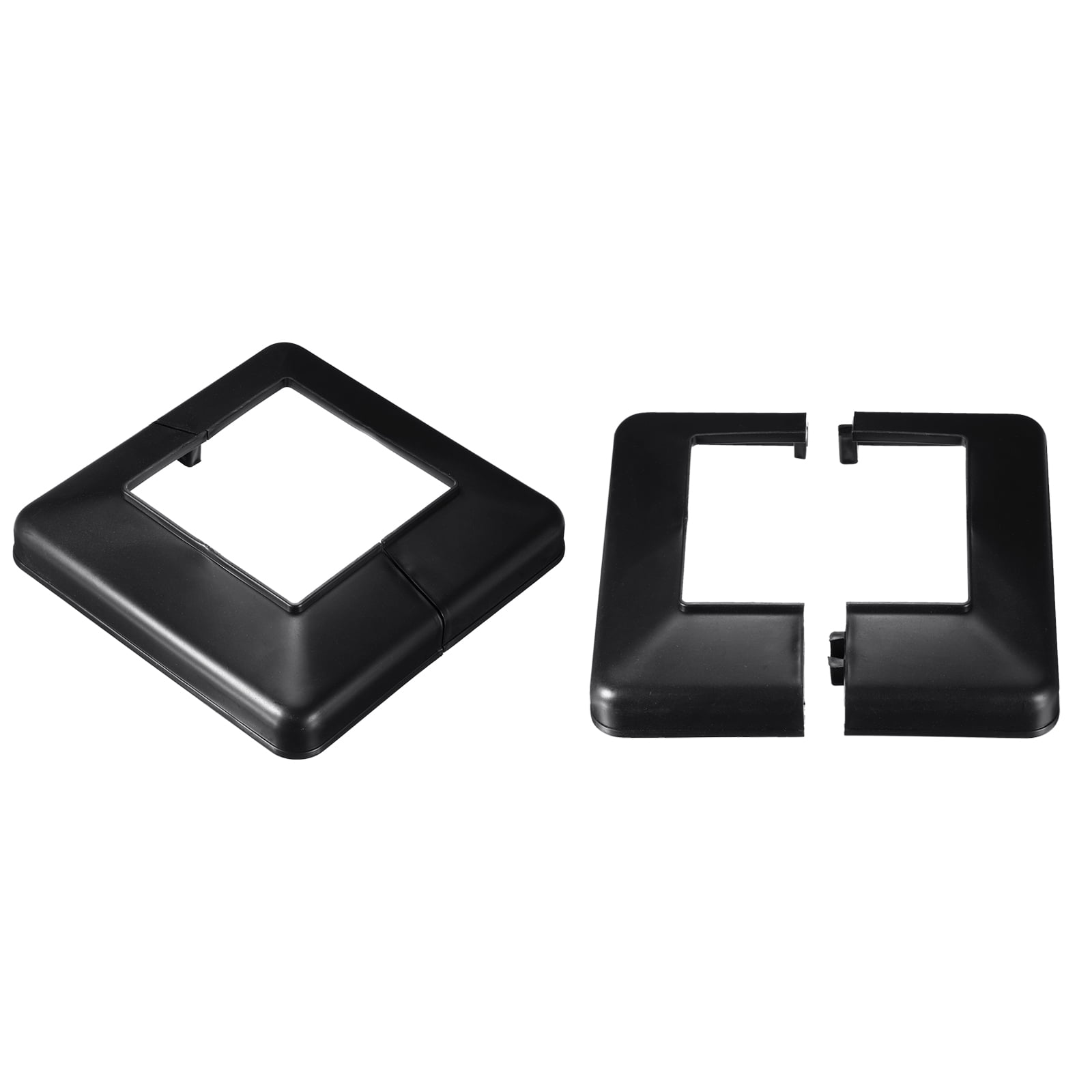 Deck Post Base Cover, 2Pcs Split Style Post Bracket 100x100mm/3.94x3.94 ...