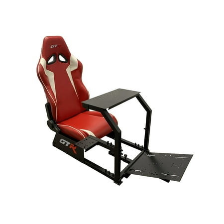 GTR Simulator GTA Model Racing Simulator Cockpit Black with Red/White ...