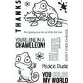 Your Next Stamp Clear Stamps 4"X6" One In A Chameleon - Walmart.com