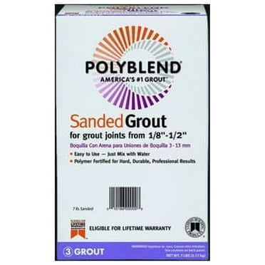 Custom Building Products 104002 7 lbs Bone Polyblend Plus Sand Grout ...