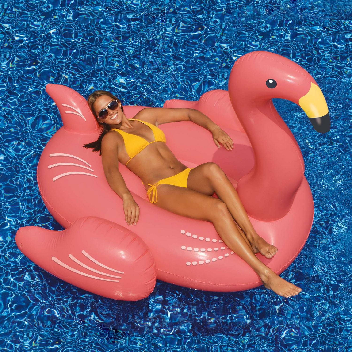 Click here for Swimline Giant Pink Flamingo 78-Inch Inflatable Ri... prices