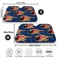 Kdxio Bowling Ball And Flame Print Windshield Sun Shade,UV Rays and Sun ...