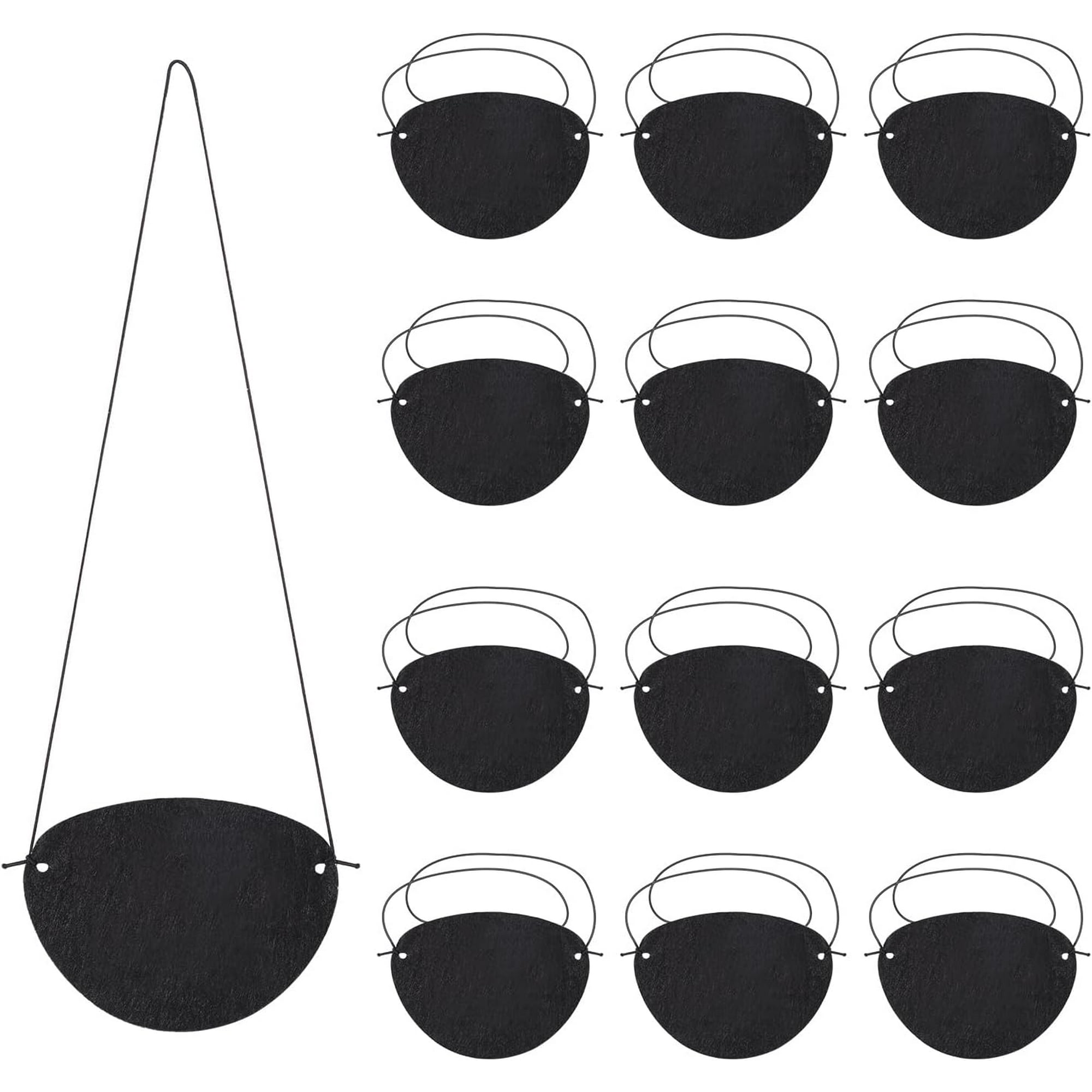 Click here for Flafree 12pcs Pirate Eye Patches  Elastic Felt One... prices