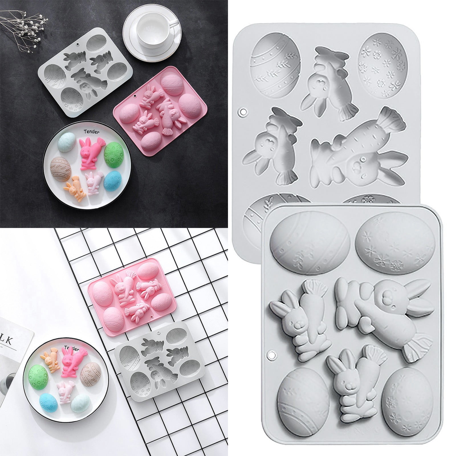 Washable Silicone Cake Cake Candy Chocolate Decorating Tray DIY Craft ...