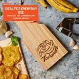 Imusa Traditional Small Wood "Tostonera" Plantain Kitchen Press,1 count ...