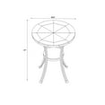 Free Shipping! Powell Holloway Round End Table with Shelf 23 Tall ...