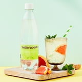 bettergoods Italian Sparkling Mineral Water with Lime Flavor, 16.9 fl oz, 6 Count Bottles ...