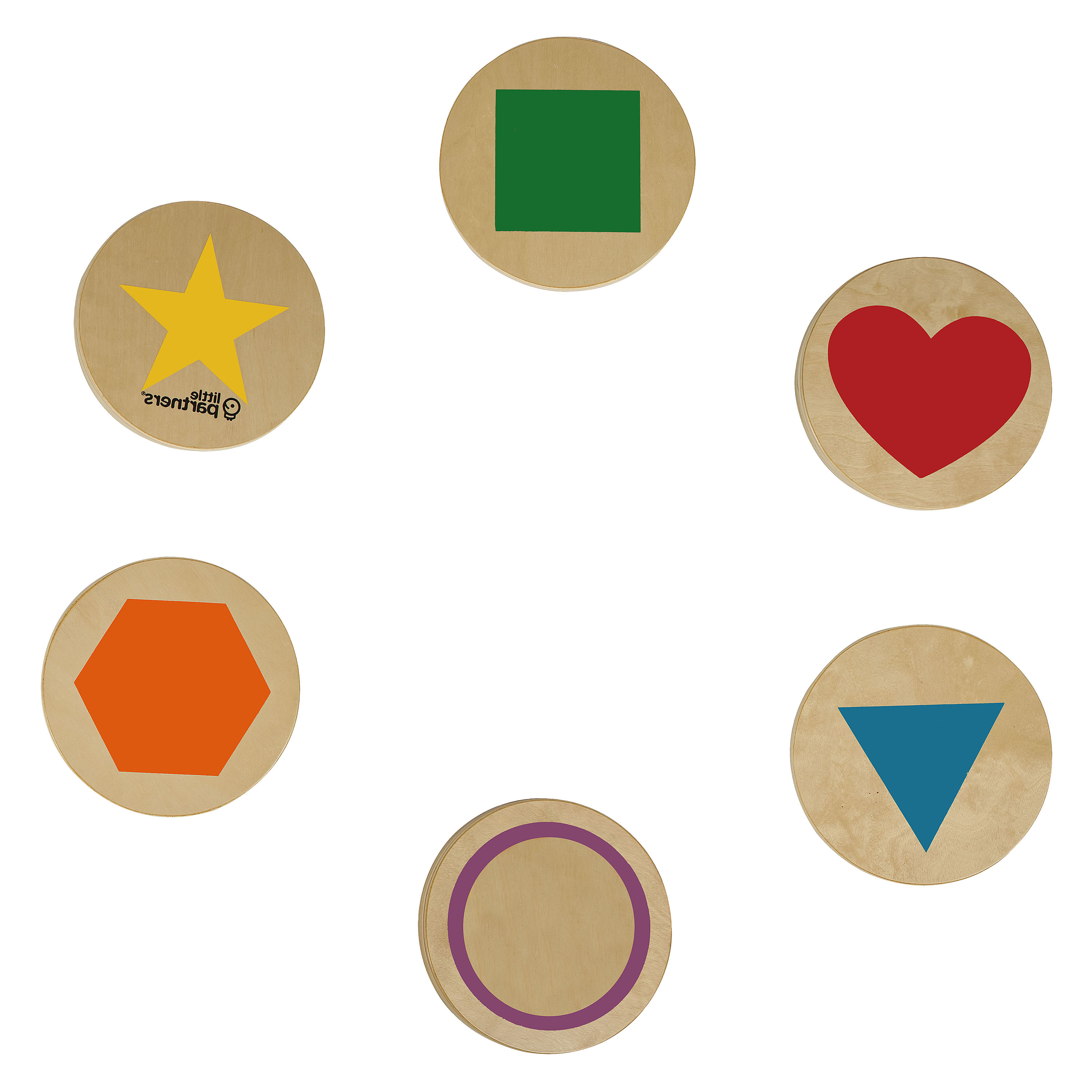 Little Partners Step 'N Learn Stepping Stones, Shapes (6 Pieces ...