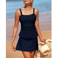 Jusfitsu Womens Tankini Set Tummy Control Swimsuits For Women Two