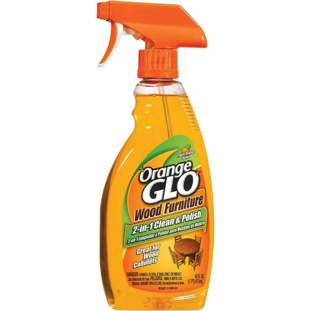 Orange Glo 16 Oz. Wood Furniture Cleaner & Polish - Walmart.com