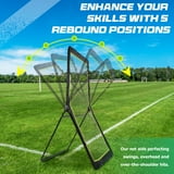 Lacrosse Rebounder for Backyard,4x7 Ft. Lacrosse Bounce Back Net ...