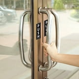 Uxcell Push Pull Door Sign 2"x5" Adhesive Vertical Pull Push Sticker ...