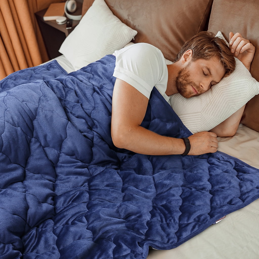 Blanket Reversible Weighted Blanket For Adult 20 Lbs 72 X 80 Inches