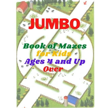 Maze Puzzles Book 50 Unsolved/50 Solutions: Mazes For Kids Ages 8-12 ...