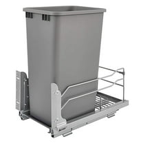 Rev-A-Shelf 50 Quart Pullout Waste Container Trash Can w/ Soft-Close ...
