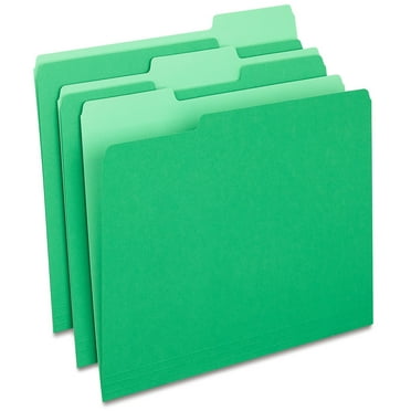 Staples Standard Size Multi-pack Assorted Color File Folders, 100/PK, 9 ...