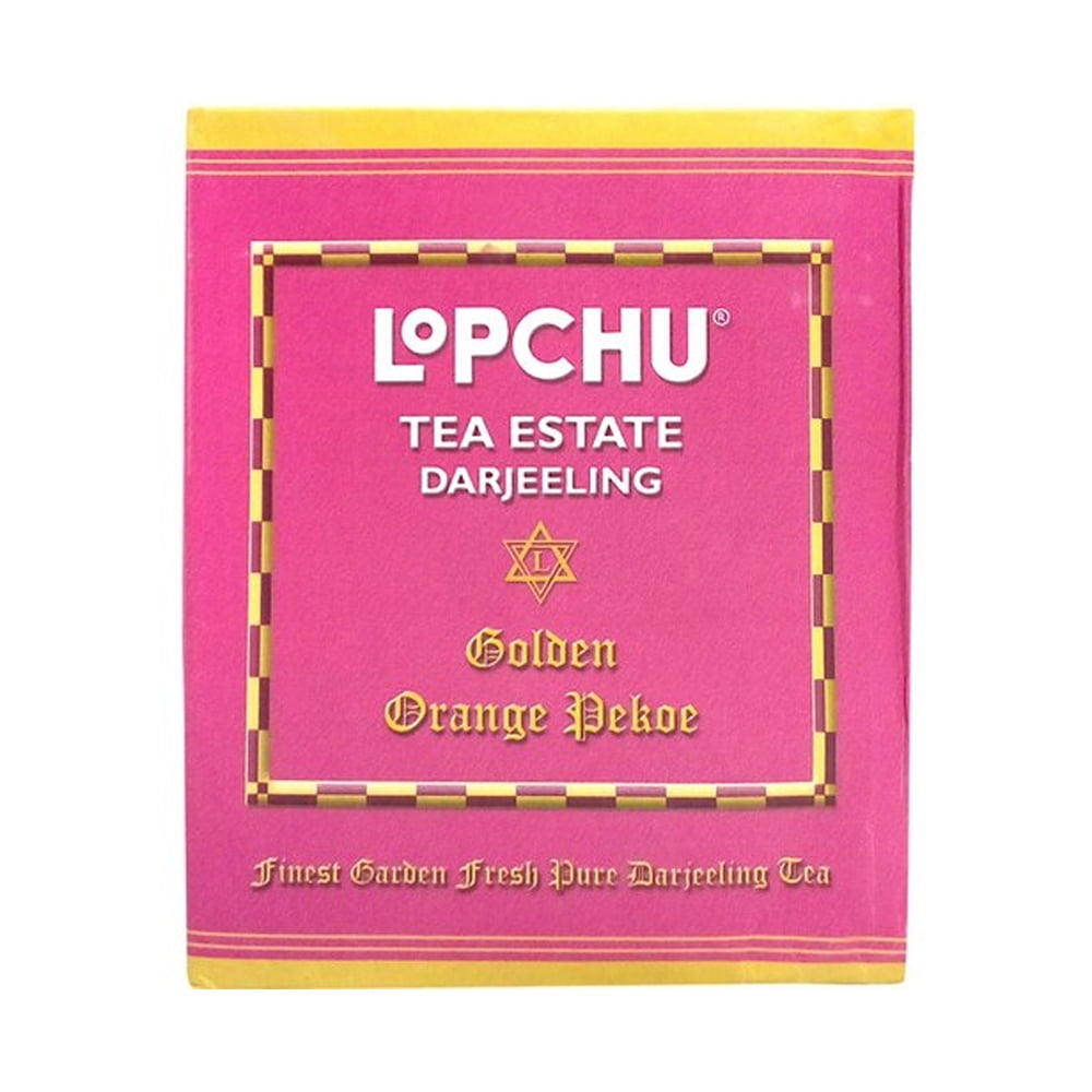 LOPCHU GOLDEN ORANGE PEKOE DARJEELING TEA 250g - Walmart.com