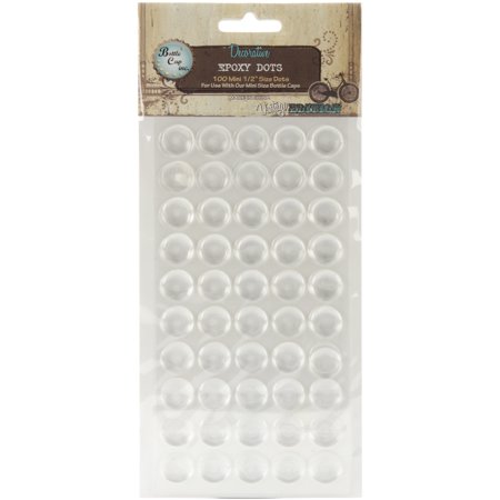 Bottle Cap Inc 100pk Epoxy Dots, 1/2" - Walmart.com