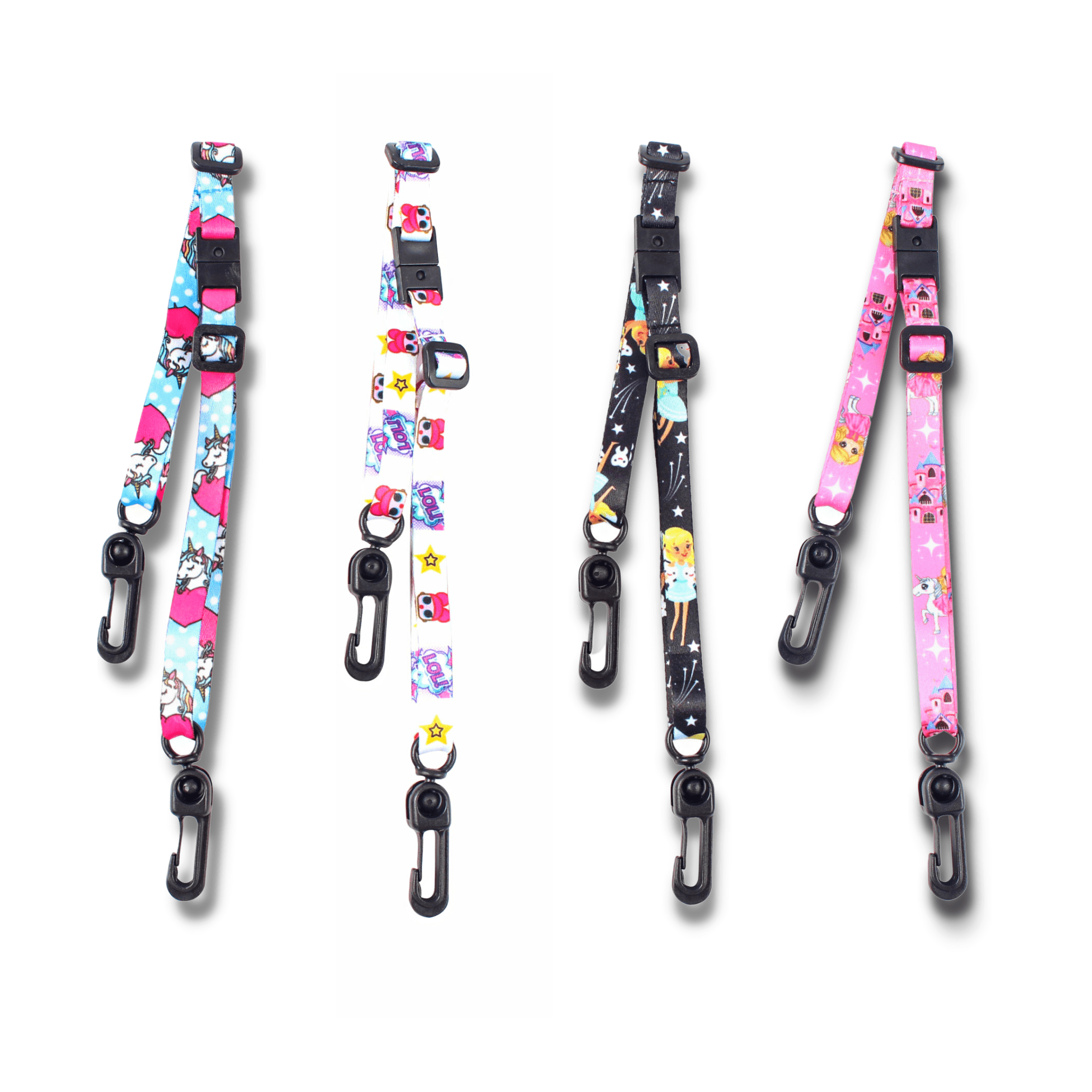 Multipack of 4 : Adjustable Breakaway Face Mask Lanyard Strap Hanger ...
