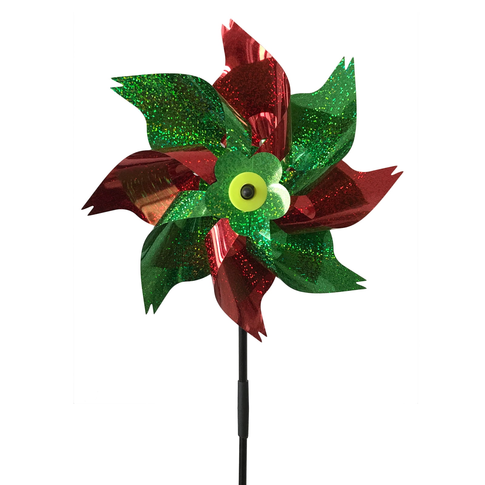 BToBackyard Garden Windmill Lawn Pinwheel Bird Repellent With Stakes ...