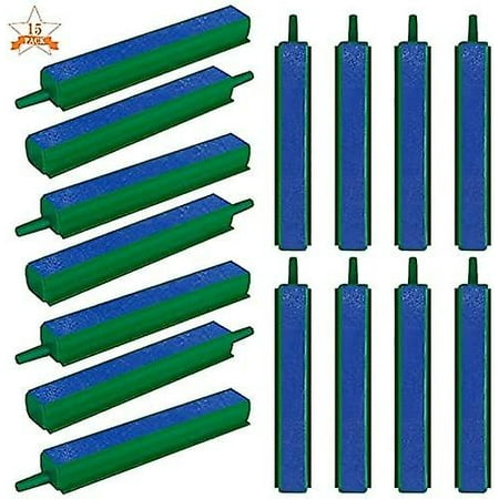 HEIBIN Fish Tank Air Stone Bar, 10cm Aquarium Bubble Bar Mineral Air ...