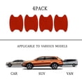 4PCS Car Door Handle Protector Sticker, Universal Carbon Fiber Anti ...