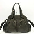 Pre-Owned BVLGARI Leoni Bag 2WAY Handbag Shoulder Crossbody Tote ...