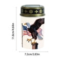 11.8×7cm Multicolor Patriotic USA Flag Solar Memorial Stake Light ...