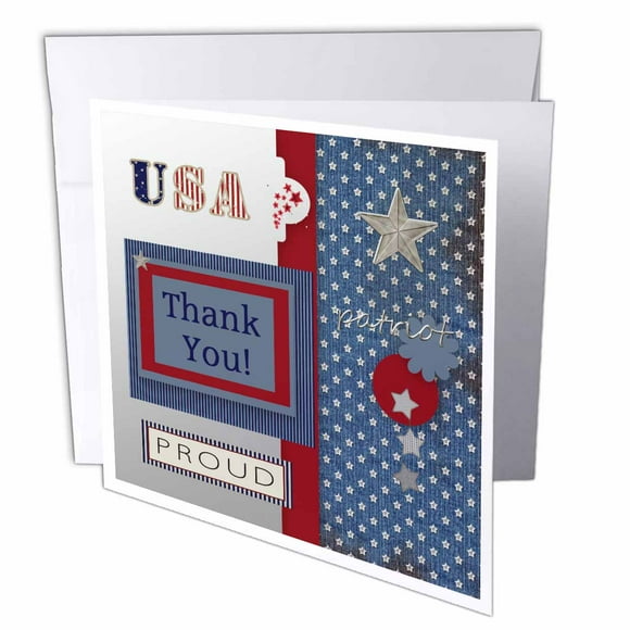 Patriotic Thank You Cards