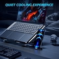 Laptop Cooling Pad,Gaming Cooler with 5 Quiet Fans for 12-15.6 Inch ...
