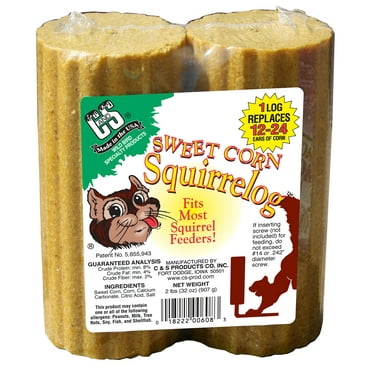 C&S Products 32 oz. Sweet Corn Squirrel Log - Walmart.com
