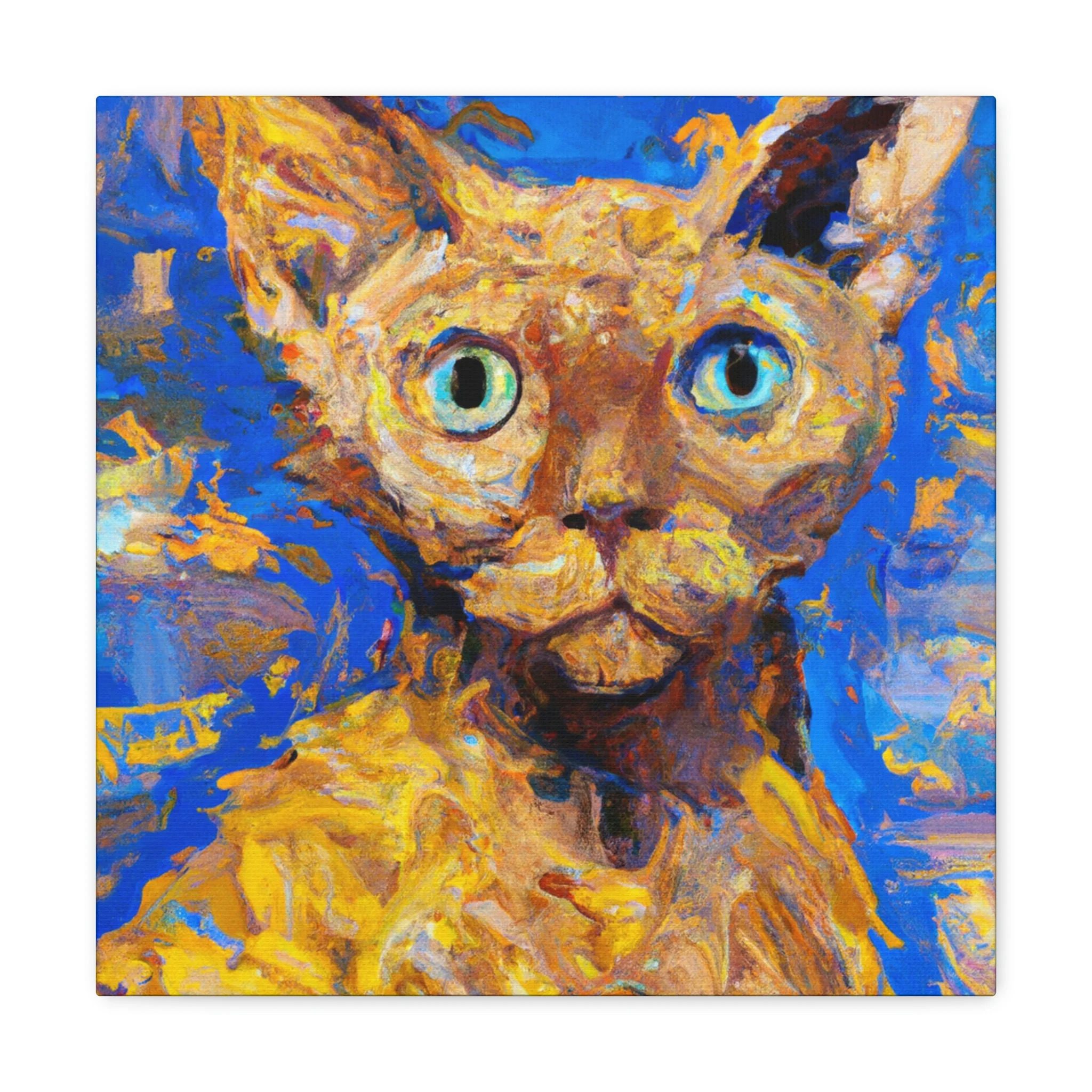 Feline Elegance in Art Deco - Canvas - Walmart.com