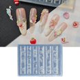 ANXPTIME 3D Nail Art Moulds Delicate Shape Nail Art Template Moulds ...