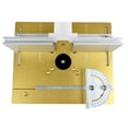 Adjustable Aluminum Router Table Insert Plate & Lift System - 0-5cm ...