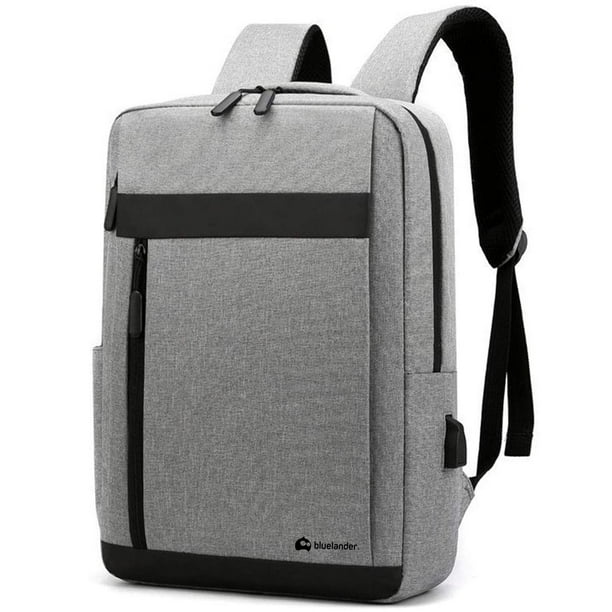 Mochila Oxford Bluelander con Puerto USB, Gris Bluelander Mochila para ...