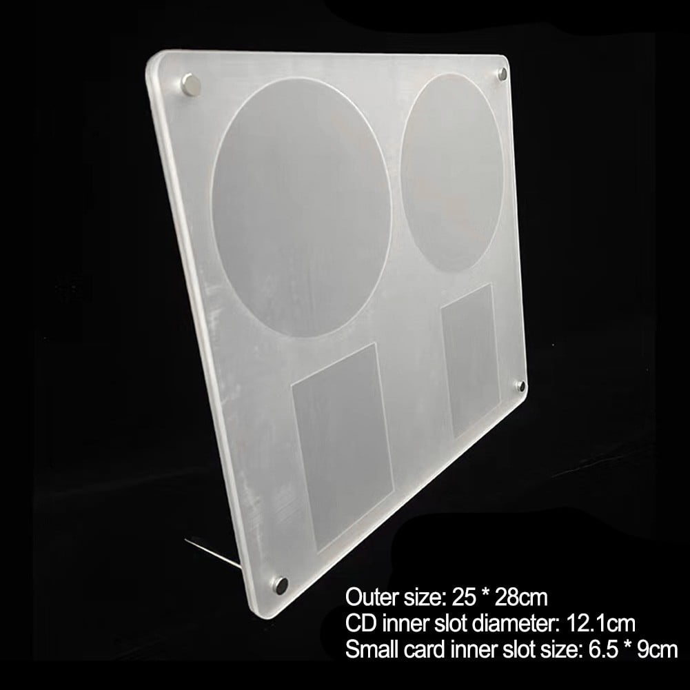 Acrylic Albums CD Frame Display Disc Photocard Stand for Birthday ...