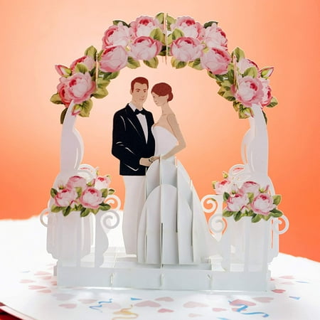 CUTPOPUP Wedding couple Pop Up Card Anniversary Card,pop Up Anniversary ...
