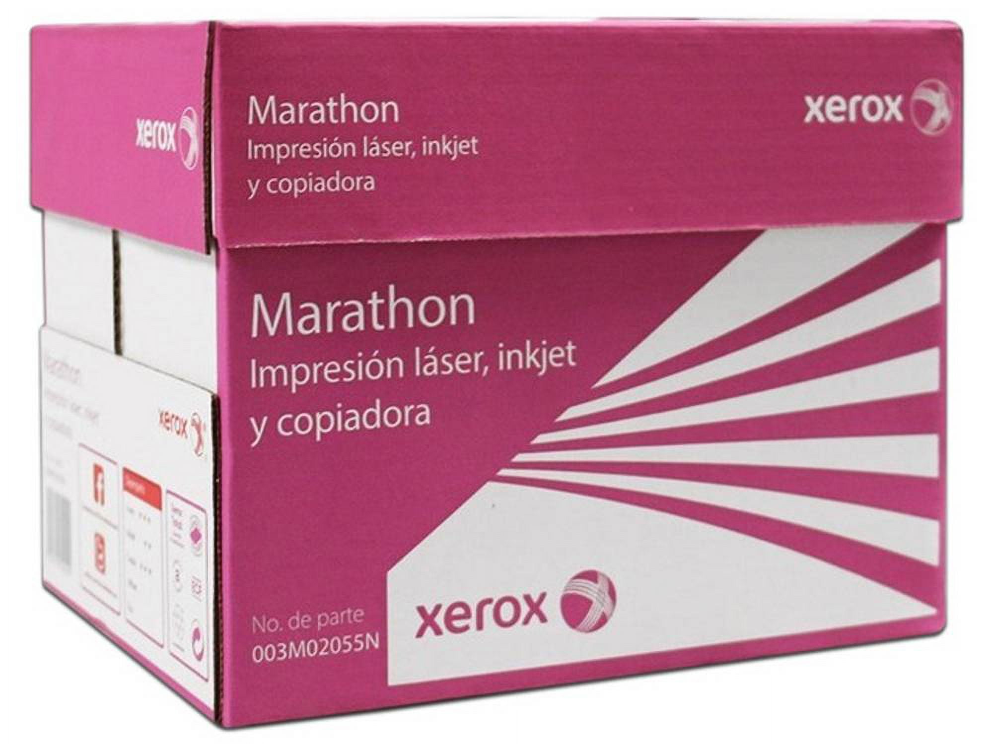 Papel Bond Xerox Marathon 003M02055 caja con 5 paquetes de 500 hojas ...