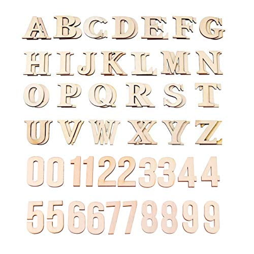 10Cm Wooden Mdf Alphabet Letters Lower Case Upper Case Abc 3 6 Kids ...