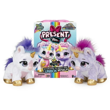 Present Pets Minis 3-inch Surprise Plush Toy for Kids, Unicorn, Puppy ...