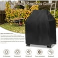 Outdoor Fireplace Cover,Heavy Duty 600D Waterproof Square Chimineas ...