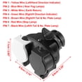 13 to 7 Pin Trailer Connector Trailer Adapter Converter Socket Plug for ...