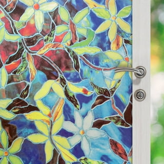 Sanmadrola 35''x78.7'' Frosted Peel and Stick Window Privacy Film ...