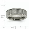 Titanium Base with Stainless Steel Mesh Center 8mm Band - Walmart.com