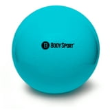 Body Sport Teal 85 cm Fitness Ball, Balance Trainer with Pump, Exercise ...