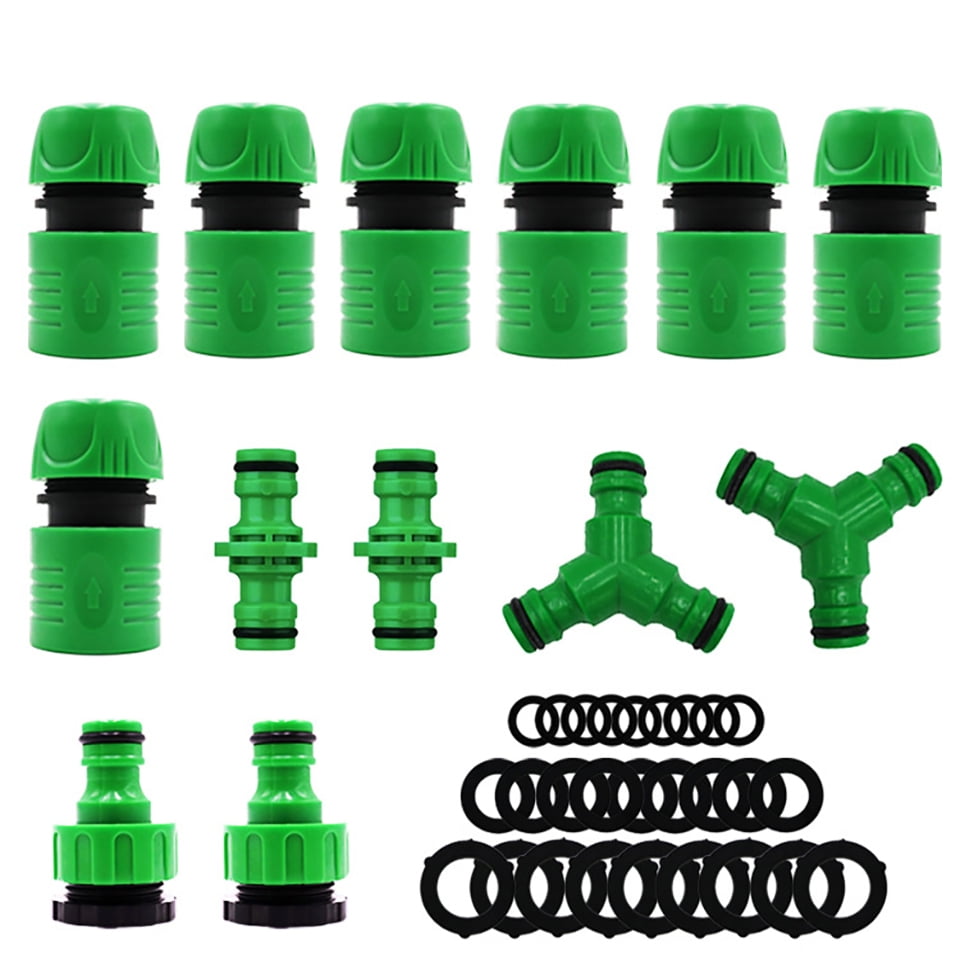 13PCS Garden Hose Quick Connector Kit Stopwater Connector Garden Tap ...