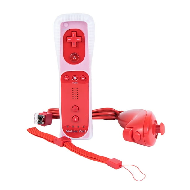 Control Compatible Wii Mote Motion Plus Nunchuck Virtual Zone Rojo ...