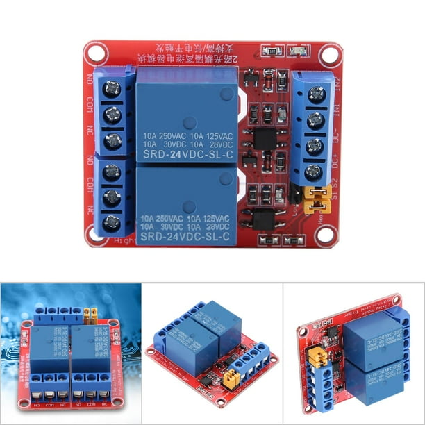 Optocoupler Isolation Relay Module, 2 Channel Relay Module With ...